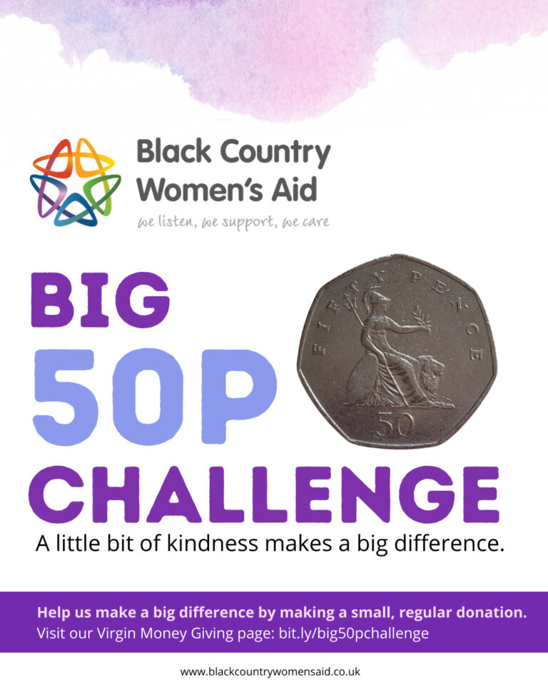 Celebrating IWD: Big 50p Challenge - Black Country Womens Aid